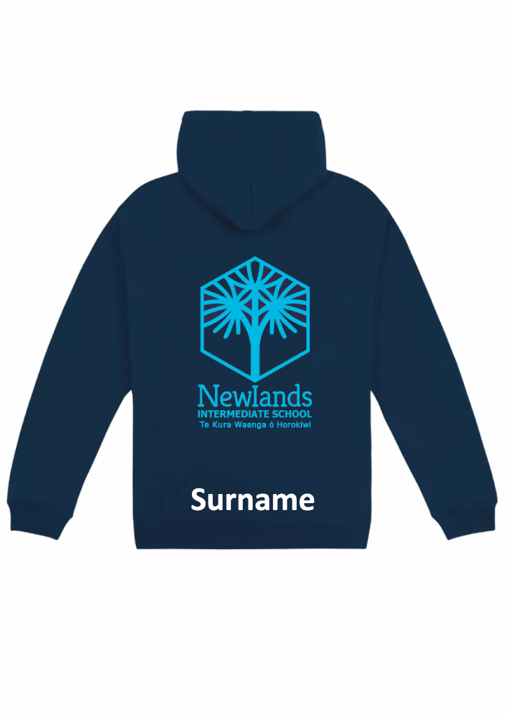 Newlands Intermediate School Zip Hoodie Navy | Newlands Intermediate
